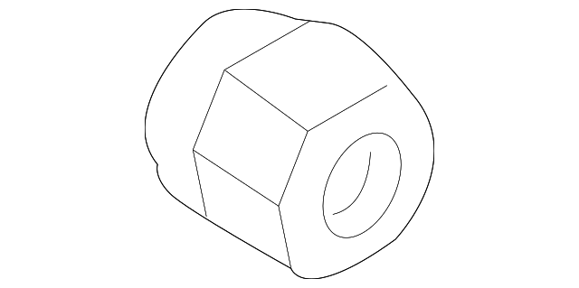 2001-2022 Mitsubishi Wheel Nut MR455707 | Auto Parts