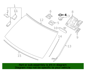 2020-2025 Hyundai Rain Sensor Pad 96001a2000 | Retail Performance Auto ...