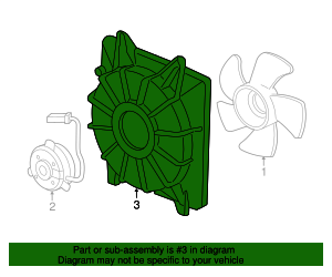 2012-2014 Honda CR-V Shroud (Denso) 19015-R5A-A01 | OEM Parts Online