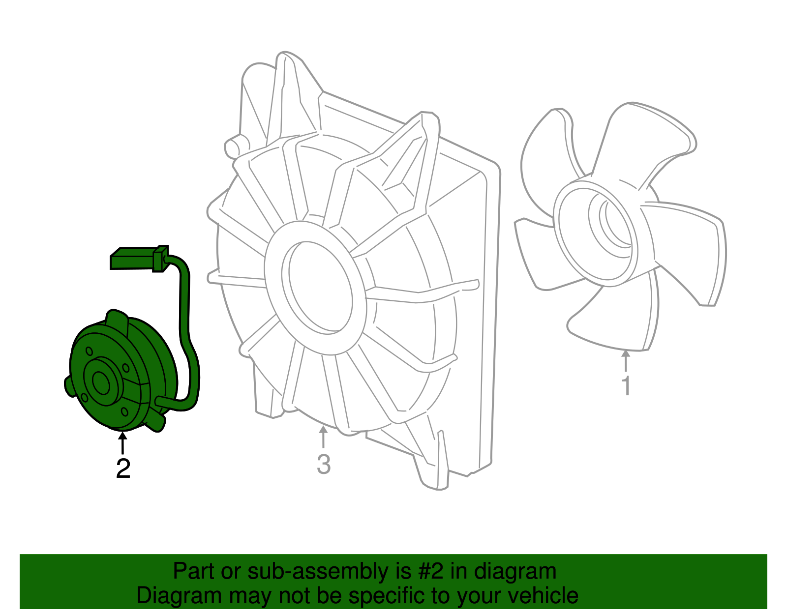 19030-5LA-A01 - 2015-2016 Honda CR-V - Motor Cooling Fan | Genuine Honda Parts