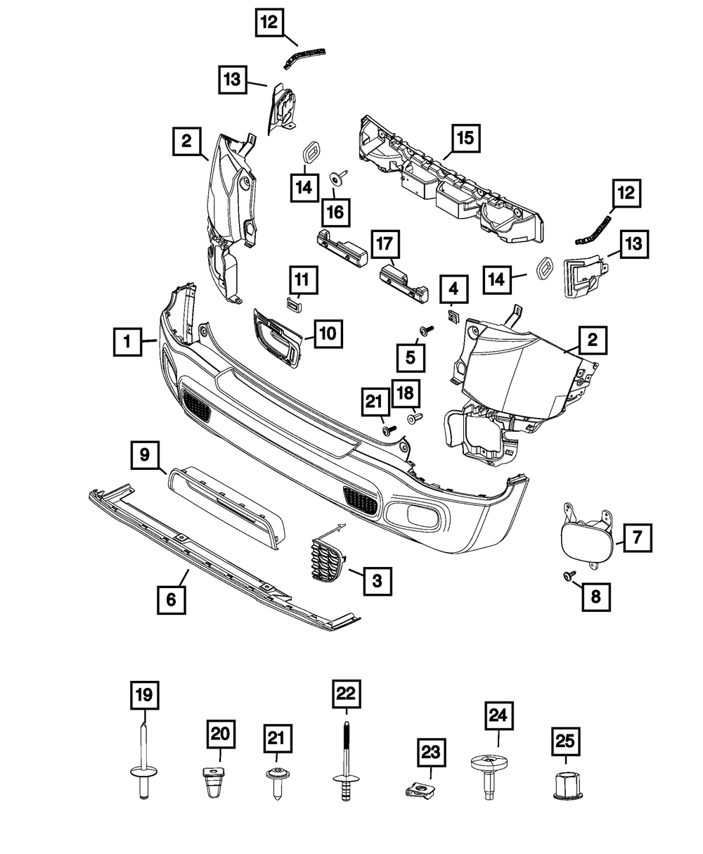 2015-2023 Jeep Renegade Rear Upper Fascia, Left 6SC04TZZAA | Mopar eStore