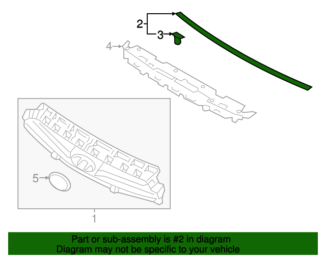 2013-2016 Hyundai Genesis Coupe Upper Seal 86357-2M300 | OEM Parts Online