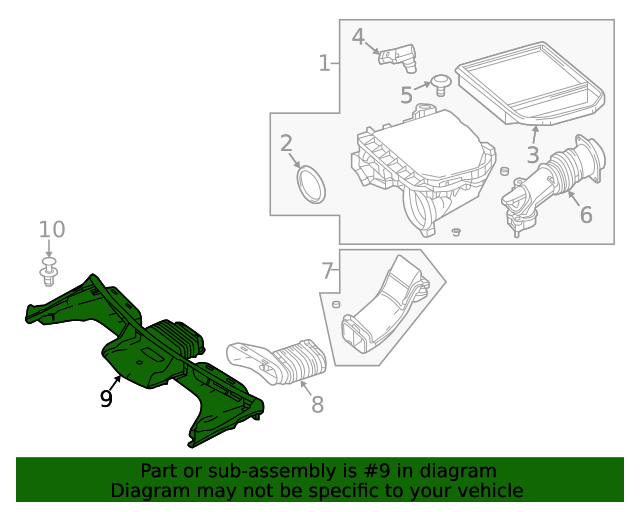 253-885-33-04 - Air Duct 2020-2023 Mercedes-Benz GLC 43 AMG® | Mercedes ...