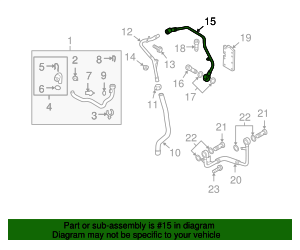 2006-2009 Audi Inlet Tube 06F-121-492-L | OEM Parts Online