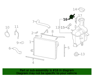 2010-2024 Porsche Engine Coolant Bleeder Screw 7P5-121-671-A | OEM ...