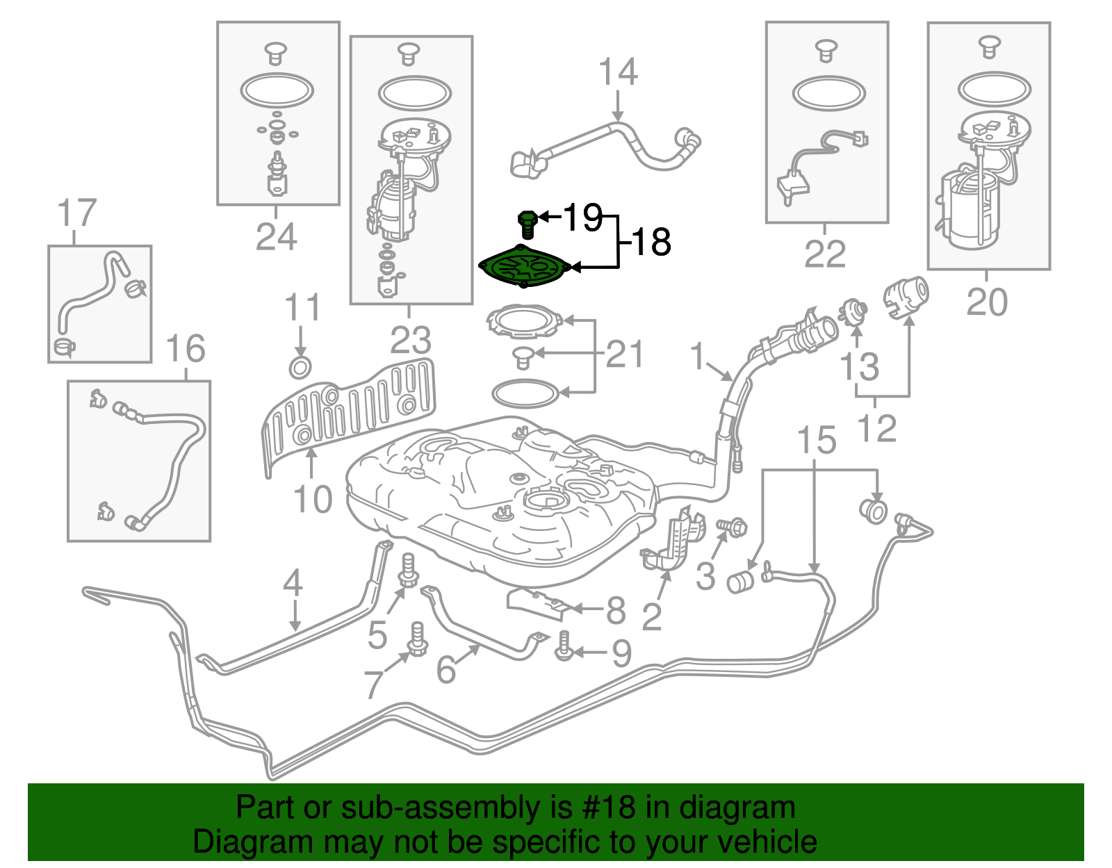 72310-3W0-A01 - 2023-2024 Honda HR-V - Door Weather-Strip | Genuine ...