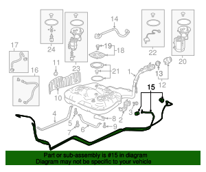 16050-THR-A00 - Pipe Assembly 2018-2024 Honda Odyssey | Honda Parts Online
