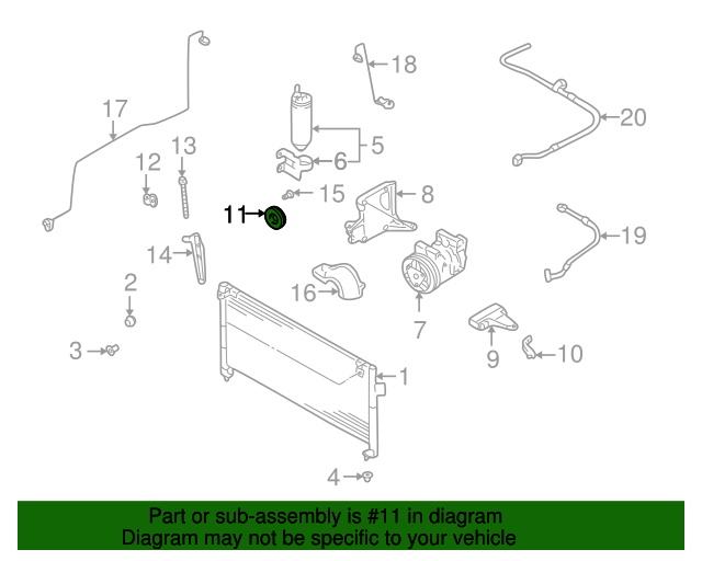 Idler Pulley - Subaru (73131FC000) | Subaru Parts