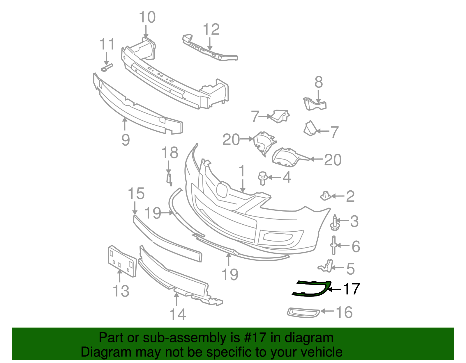 B37F-50-C21B - Trim Ring - 2007-2009 Mazda 3 | Mazda Parts Factor