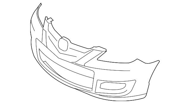 2007-2009 Mazda 3 Bumper Cover B37F-50-031D-BB | Mazda Parts Advantage