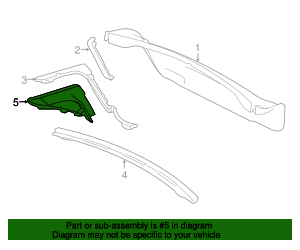 T2H42575 - Deck Lid Finish Panel 2020-2023 Jaguar XF | AutoNationParts.com