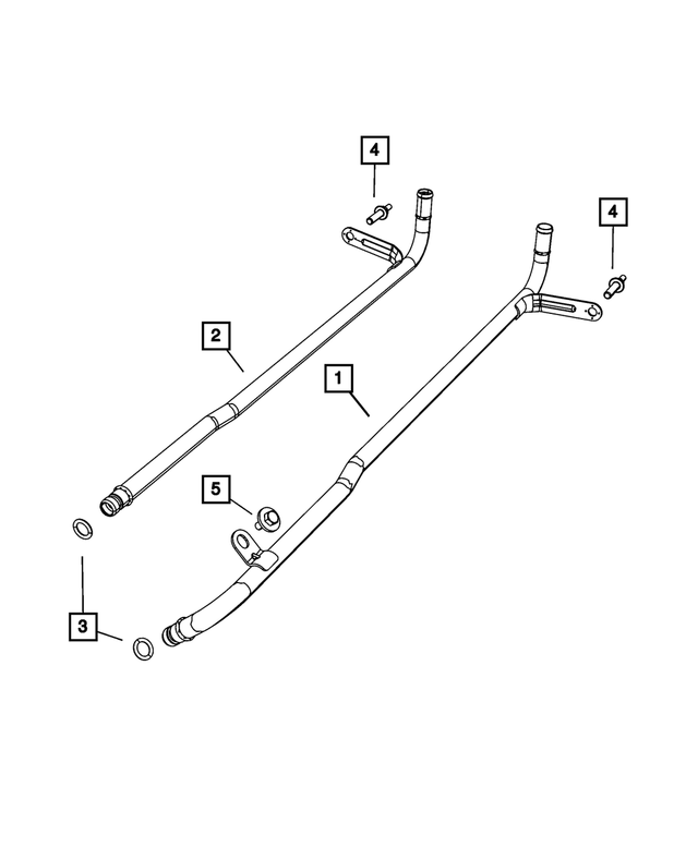 2005-2024 Mopar Heater Line O Ring 53013736AA | DodgeParts.com