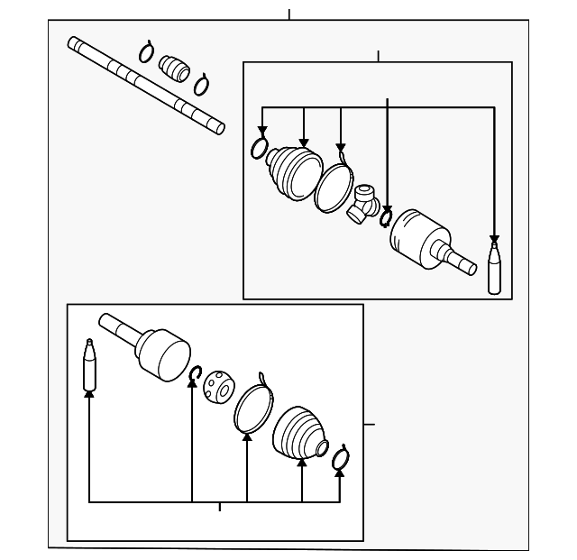 2012-2019 Nissan Axle Assembly 39101-3HC0B | OEM Parts Online