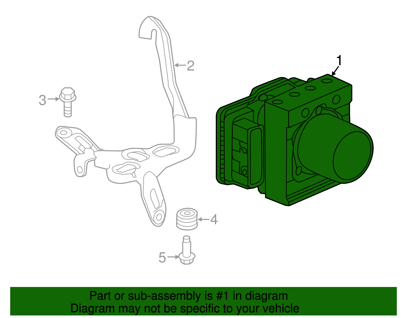 04571-T7W-A11 - 2016-2018 Honda HR-V - ABS Control Unit | Honda Parts Cheap