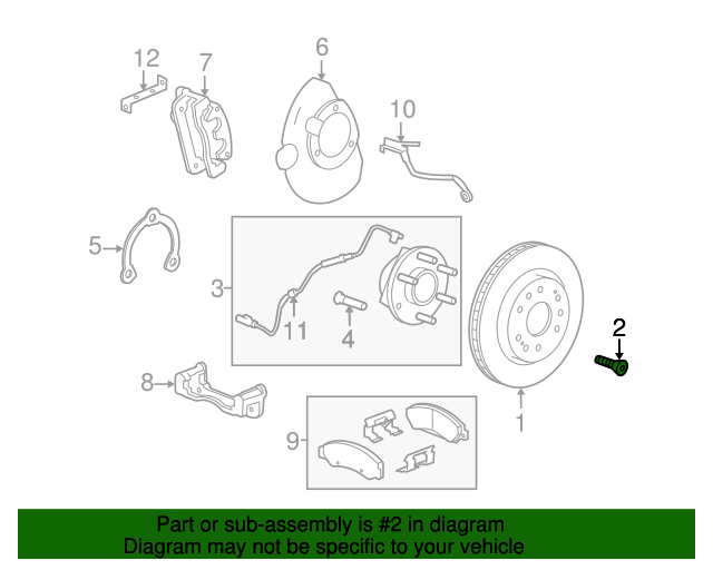 2007-2021 GM OEM NEW 07-19 GM Buick Chevrolet Front and Rear Wheel ...