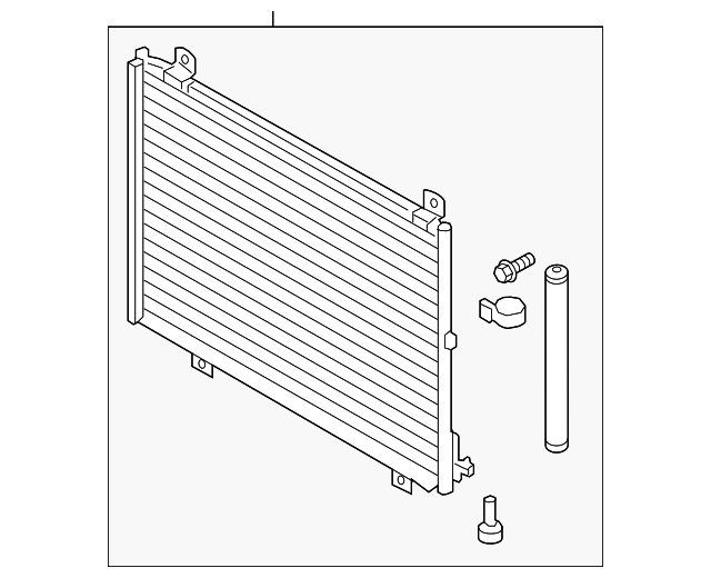 2016-2021 Mazda CX-9 Condenser TC3M-61-480 | QuirkParts