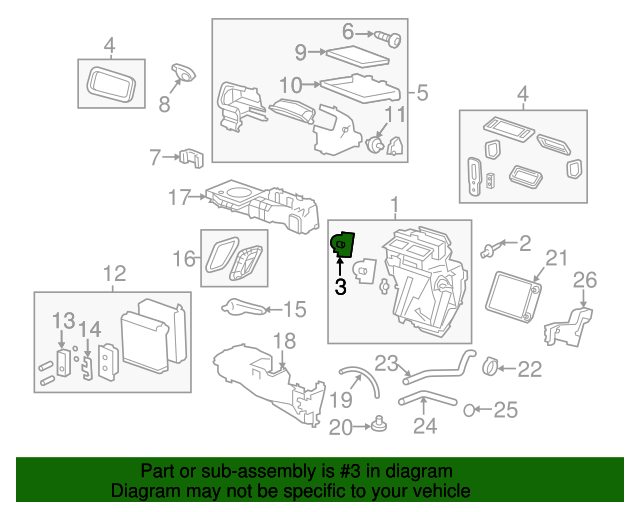 Actuator - GM (22816167) | GMPartsDirect.com