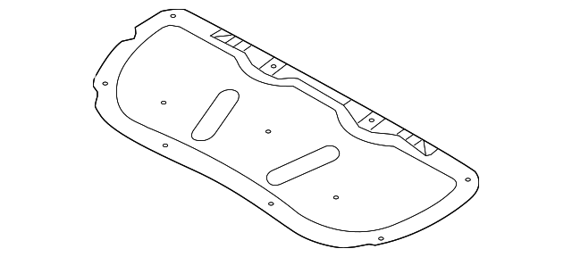 2012-2014 Hyundai Sonata Hood Insulation Pad 81125-3Q000 | OEM Parts Online