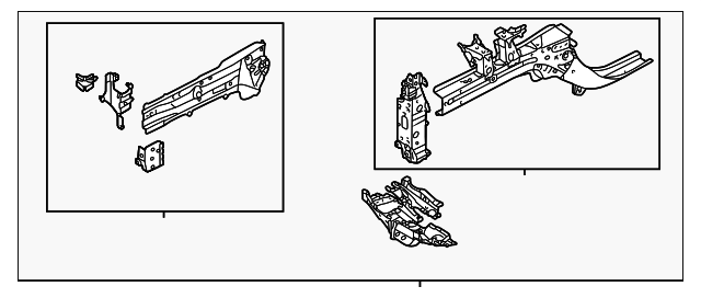 5220BA77 - Rail Assembly 2022-2024 Mitsubishi Outlander | Mitsubishi ...