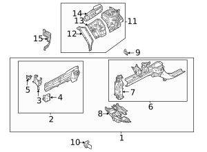 5256D181 - Front Support 2022-2024 Mitsubishi | Mitsubishi Direct Parts