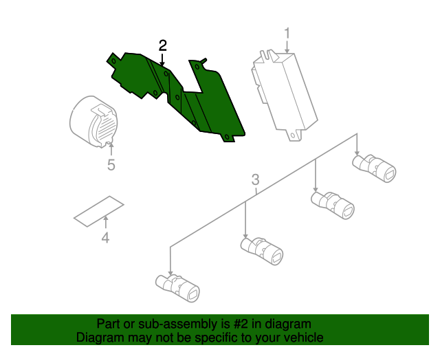 Genuine BMW 66-21-8-369-025 | Control Module Bracket | FREE Shipping on ...