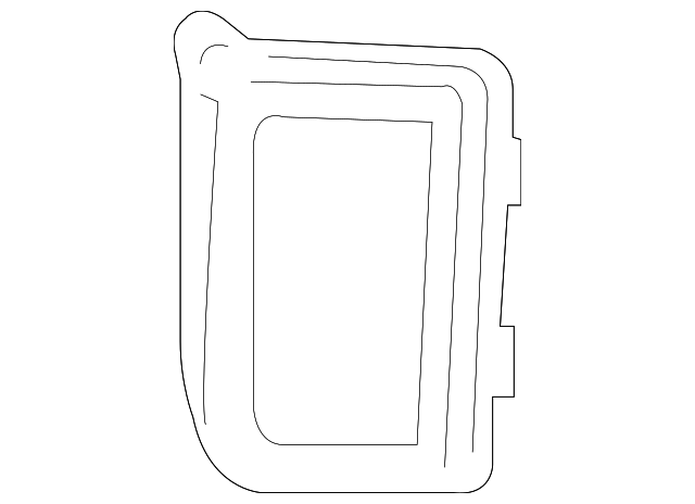 2016-2017 GMC Terrain Passenger Side Front Fog Lamp Bezel 23372632 GM ...