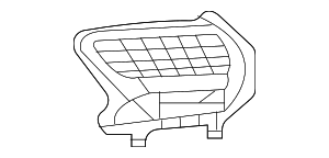 2021-2022 Chrysler Fog Lamp Bezel 6WF69DX8AC | Mopar Parts Canada