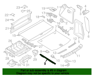 51-47-7-396-571 - Rail - 2018-2024 BMW | BMWPartsHub
