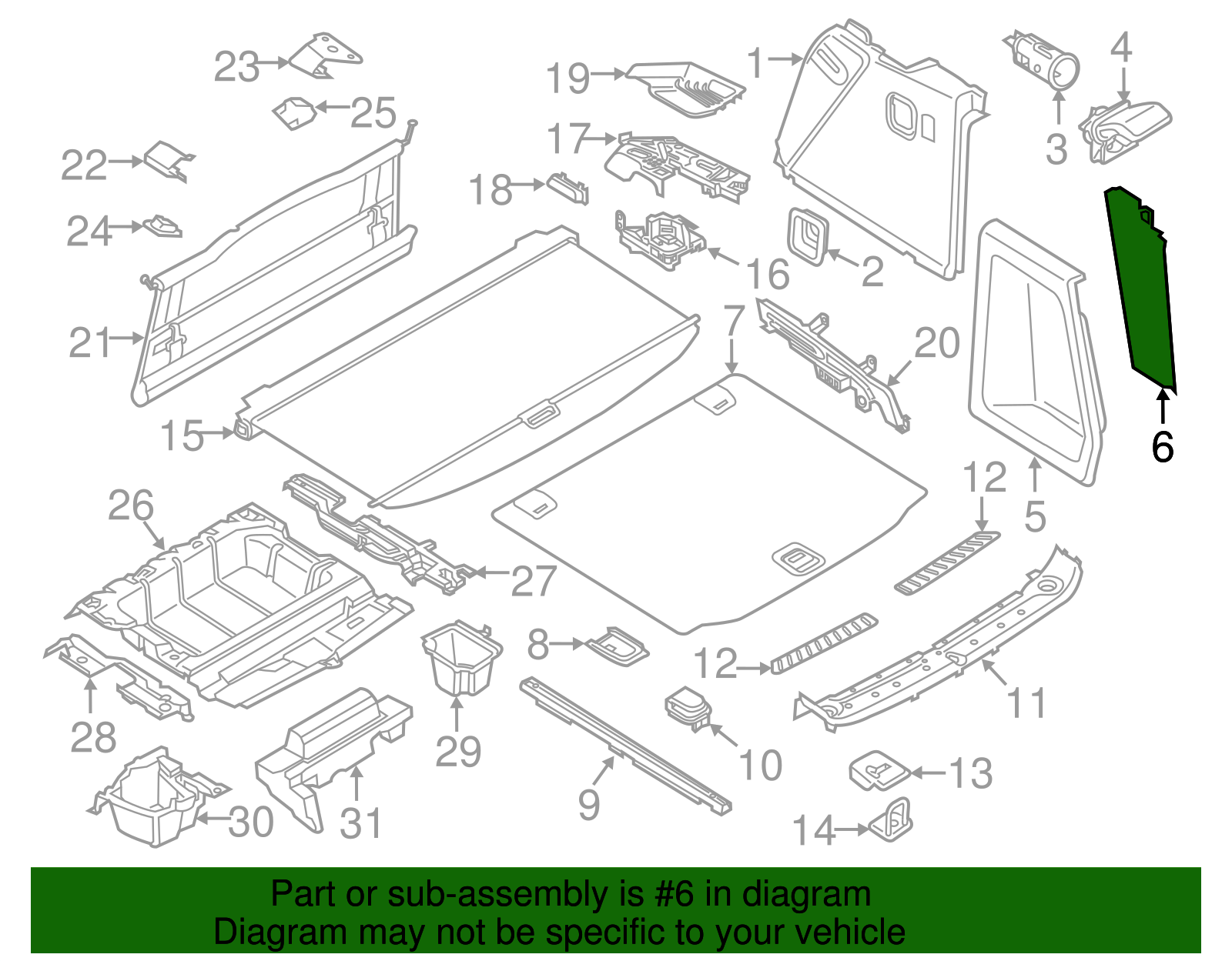 Genuine BMW 51-47-7-446-108 | Lower Trim | FREE Shipping on Most Orders ...