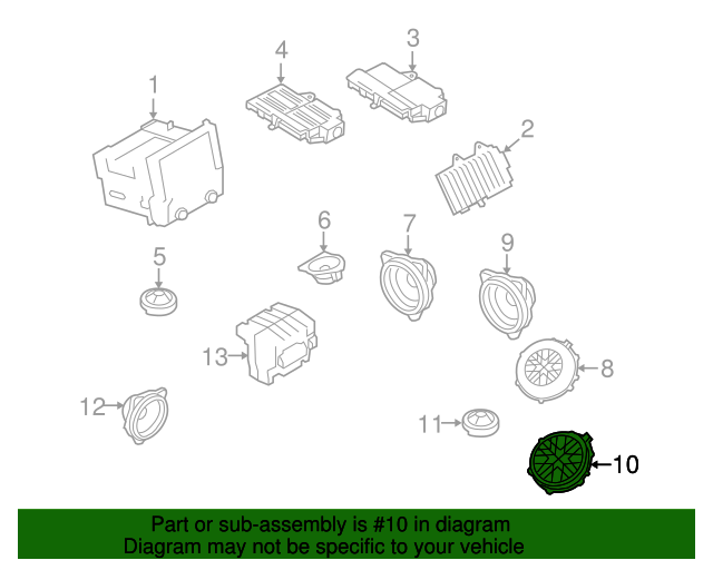 970-645-651-02 - Speaker 2010-2024 Porsche | AutoNationParts.com