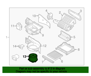 97113-2B005 - Blower Motor 2011-2018 Kia | Kia.Parts Store