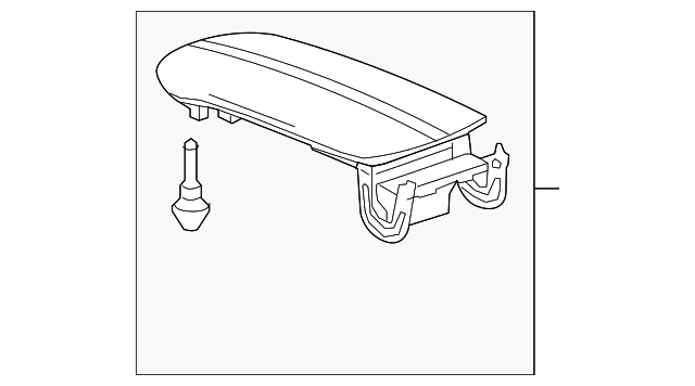 2016 Chevrolet Malibu Armrest 84156785 | GMPartsDirect.com