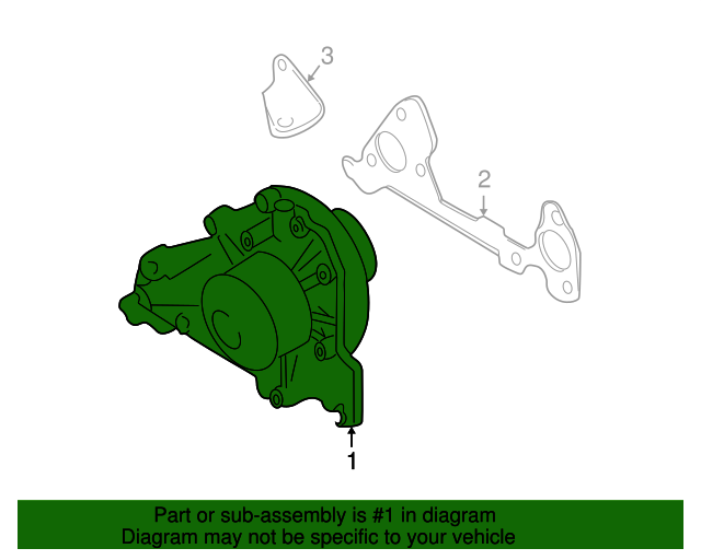 25100-39012 - Water Pump 2002-2006 Kia | Kia.Parts Store