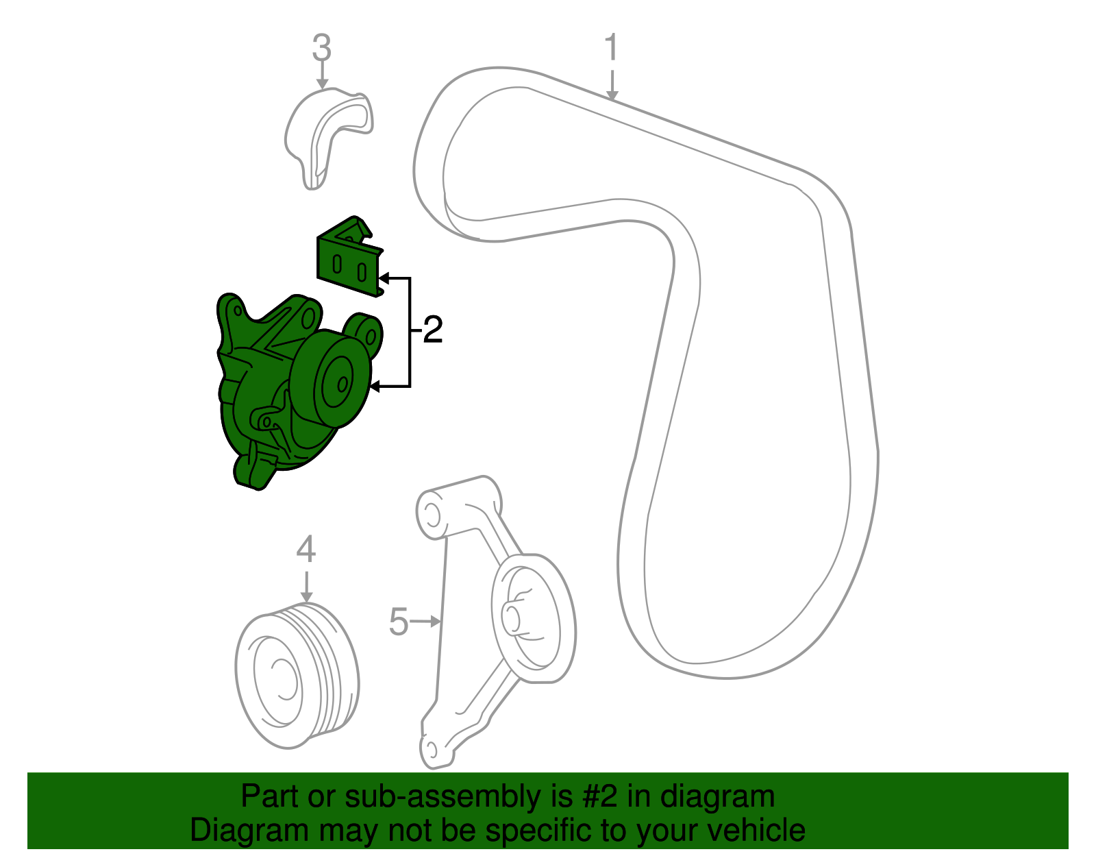 Toyota Tensioner Part# 166010v010 | Toyota Of Colorado Springs Parts