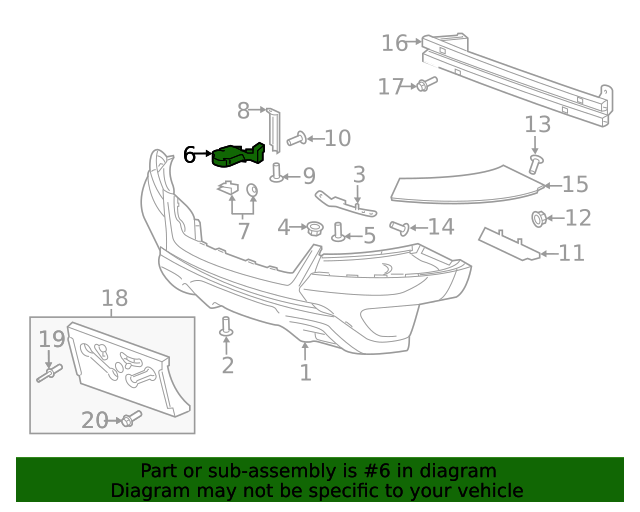 2017-2022 Chevrolet Colorado Front Driver Side Bumper Fascia Outer ...