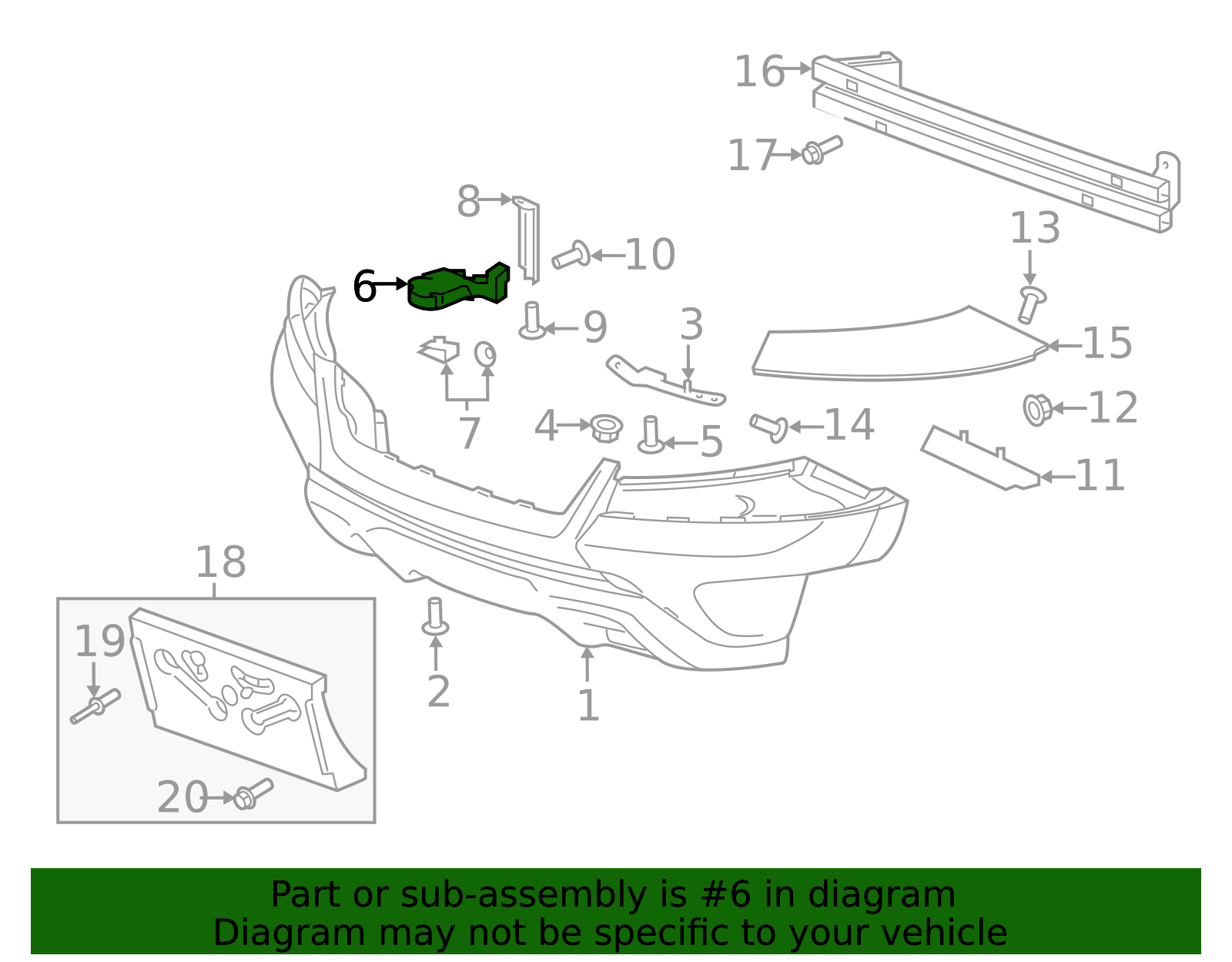 2017-2022 Chevrolet Colorado Front Driver Side Bumper Fascia Outer ...