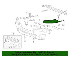 2017-2020 Chevrolet Colorado Front Passenger Side Bumper Cover ...