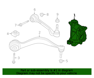 31-20-8-095-650 - Knuckle - 2022 BMW M4 | Buy BMW Parts Now