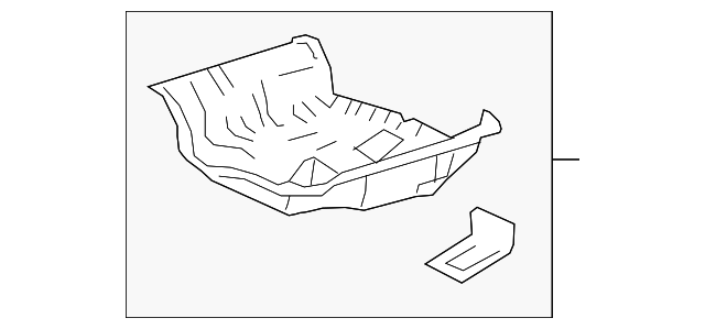 OEM 2013-2017 Honda Accord Spare Tire Panel 65550-T2B-P00ZZ | Honda ...