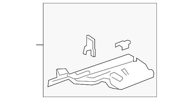 65680-T2F-A00ZZ - Frame, L Rear (Upper) 2013-2017 Honda Accord | Group ...