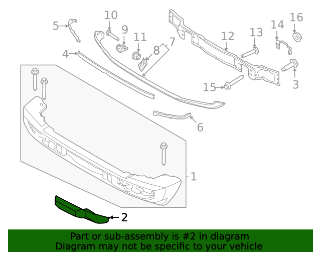M2DZ-17E810-AA - End Panel 2021-2023 Ford Bronco | AutoNation Parts