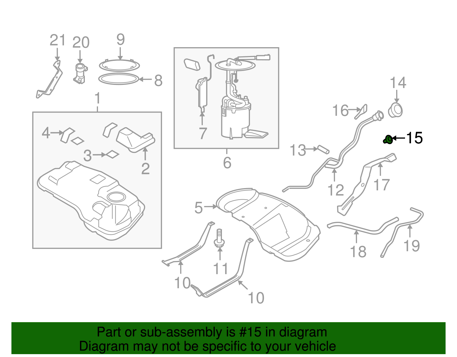 2008-2022 Ford Locking Fuel Plug 8U5Z-9C268-B | OEM Parts Online