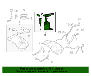 2009 Ford Fuel Pump Assembly 9M6Z-9H307-C | TascaParts.com