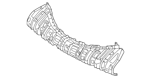 52521-08010 - Bumper Cover Support Rail - 2021-2023 Toyota Sienna ...