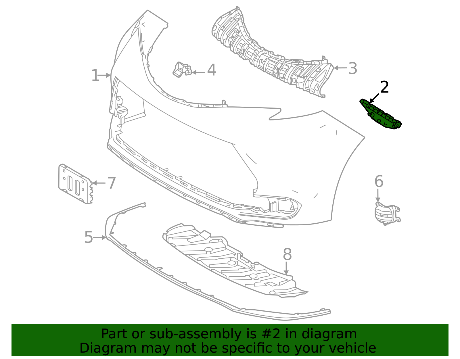 2021-2024 Toyota Sienna Side Support 52146-08030 | Toyota Parts Center