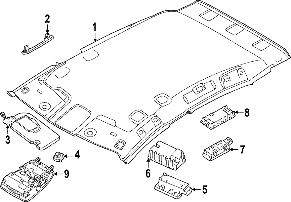 2023-2025 Nissan ARIYA Grip Handle 73940-6SA1A | Bill Kay Nissan Parts