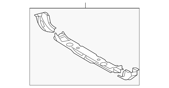 2008-2013 Toyota Highlander Radiator Support Tie Bar 57104-0E020 ...