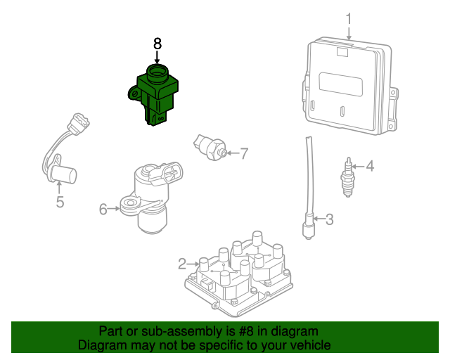 1995-2005 Land Rover Inertia Switch WQT100030L | LandRoverParamusParts