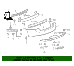 2016-2025 Chevrolet Malibu Rear Driver Side Bumper Fascia Tail Lamp ...