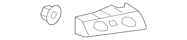 2016-2023 Chevrolet Malibu Outer Bracket - Driver's Side (LH) 84137515 ...